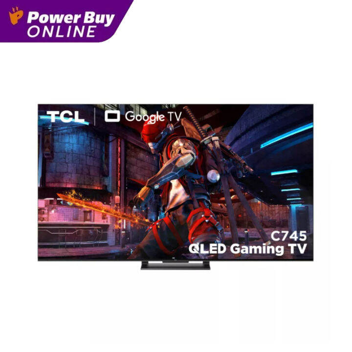 TCL ทีวี 55C745 UHD QLED (55", 4K, Google TV, ปี 2023) รุ่น 55C745 ...