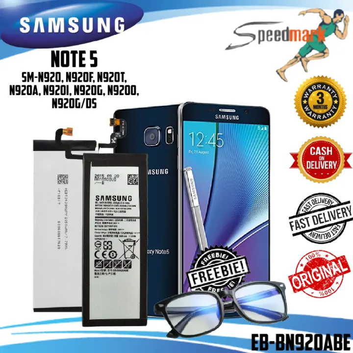 Samsung Galaxy Note 5 Battery Model EB-BN920ABE Capacity (3000mAh) with ...