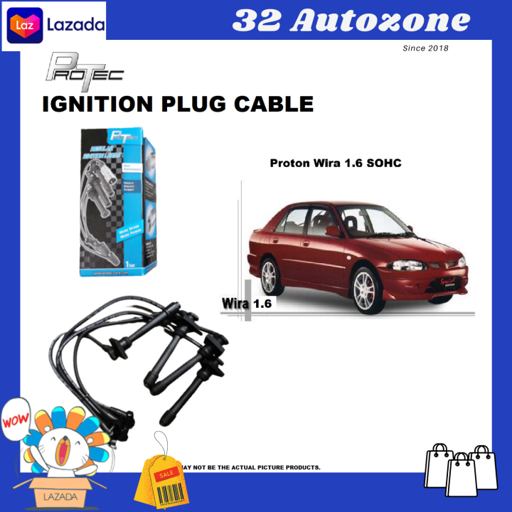 Ignition Kabel Plug Wayar Plug Cable Wires for Proton Wira 1.6 SOHC ...