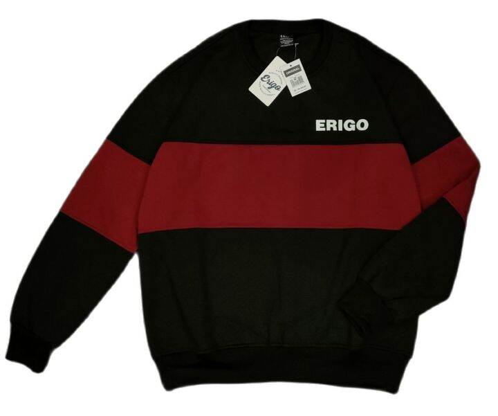 DAXTUS-Sweater Crewneck Erigo Pria Terbaru / Crewneck Erigo Black ...
