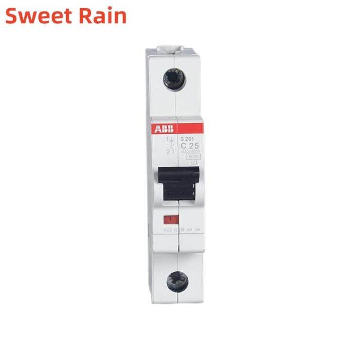 ABB S200 S201 Range 1P Miniature Circuit Breaker S200 S201 C Type MCB 1 2 3 4 6 10 16 20 25 32 ...