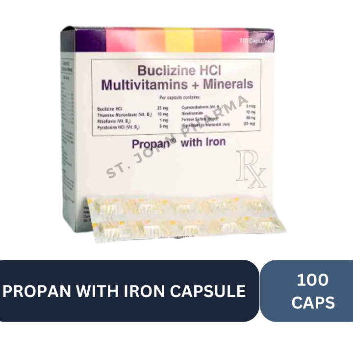 Propan with Iron Capsule l Expiration Date: May 2025 | Lazada PH
