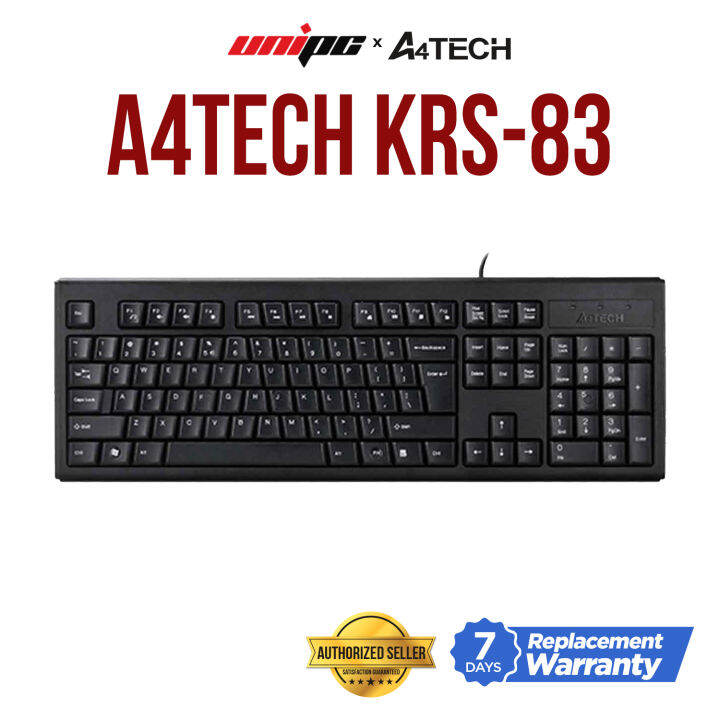 A4Tech KRS-83 Usb Keyboard Black | Lazada PH