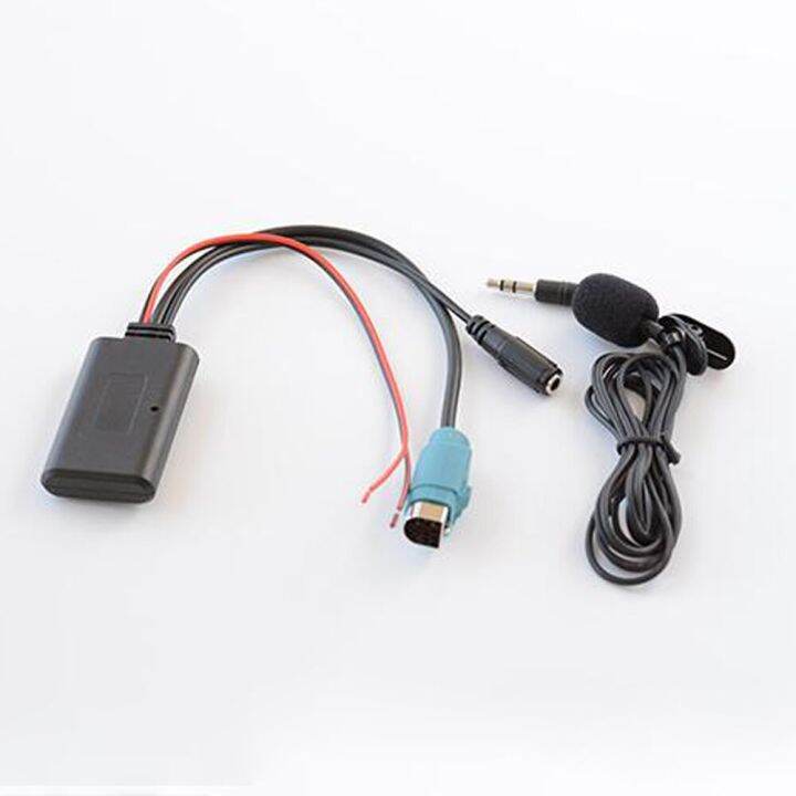 Biurlink Car Bluetooth Radio Aux Cable Microphone Handsfree Adapter For ...
