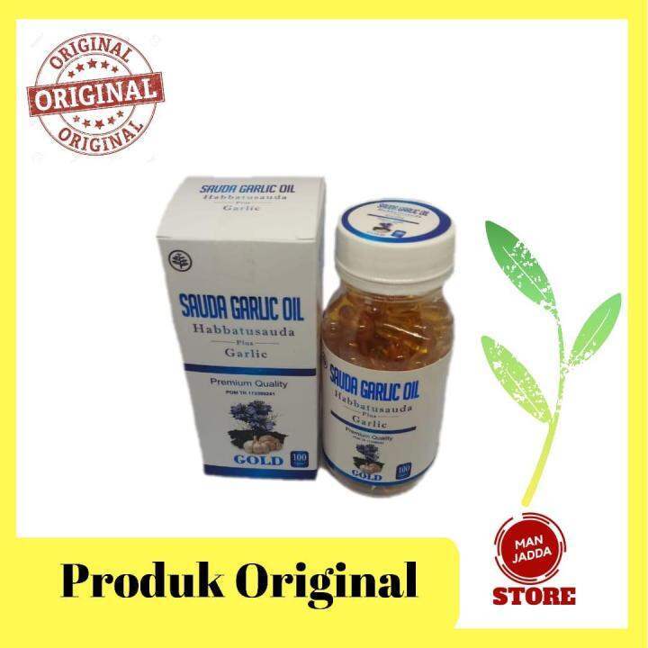 Sauda Habba Garlic Oil 100 Kapsul Obat Kolestrol tinggi Herbal ...