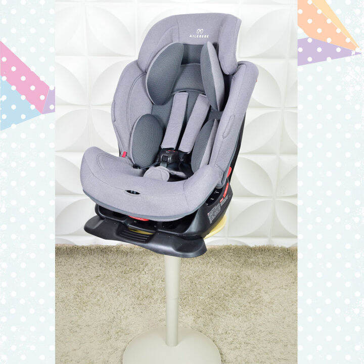 [20245] คาร์ซีทมือสอง AILEBEBE Swing Moon Premium S Natural สีเทา | Lazada.co.th