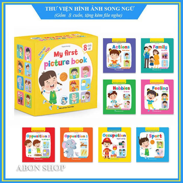 Bộ sách Thư viện hình ảnh đầu tiên cho bé về hành động cảm xúc - My ...