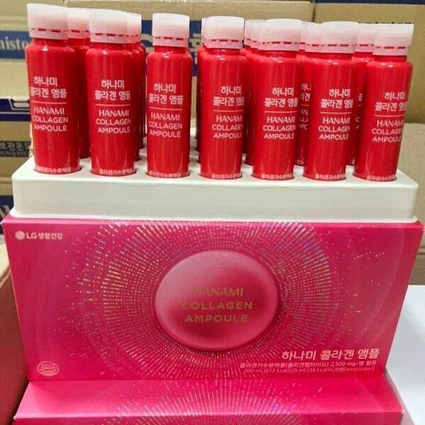 Nước uống đẹp da Hanami Collagen Ampoule – LG (mẫu mới 2022 - 28 lọ x ...