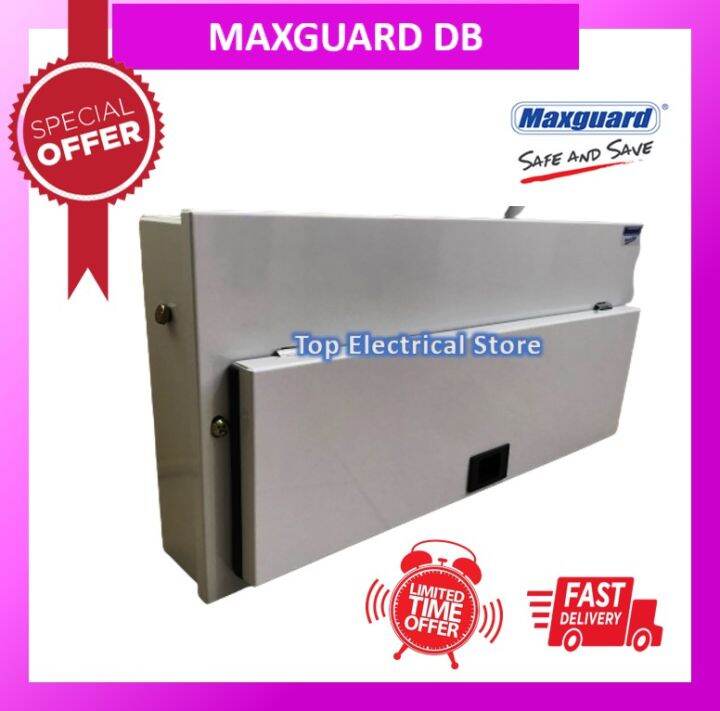 MAXGUARD METAL CLAD DB1022E 1 ROW 22 WAY DB BOX | Lazada