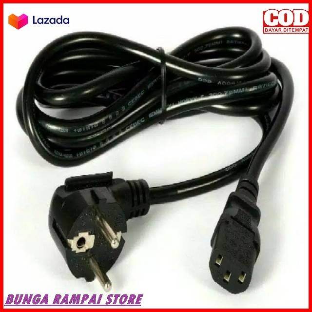 kabel power lubang 3 untuk rice cooker/pemasak nasi | Lazada Indonesia