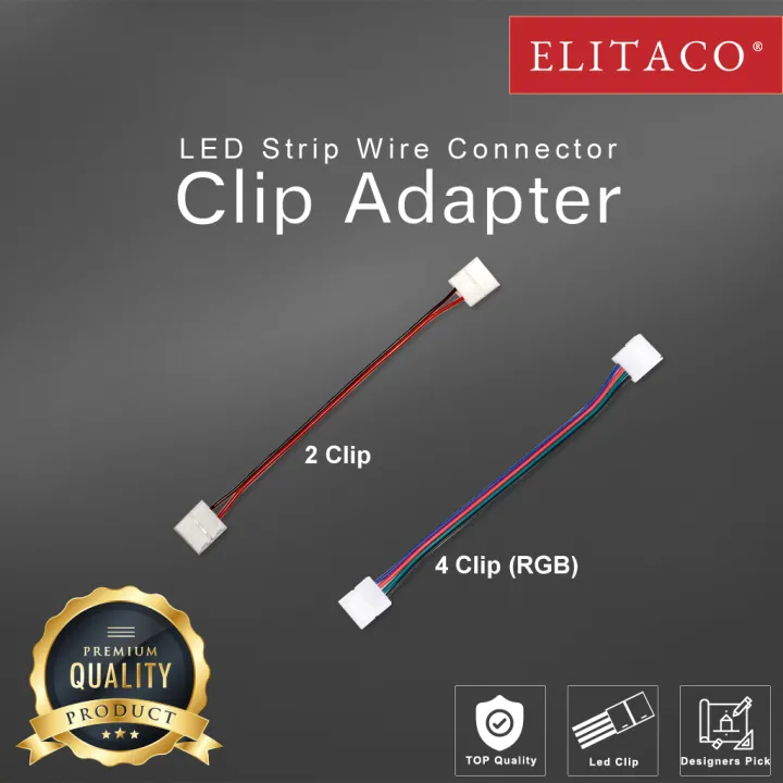 【ELITACO】Tool Free for 2835 LED Strip Wire connector for Ultra Bright ...