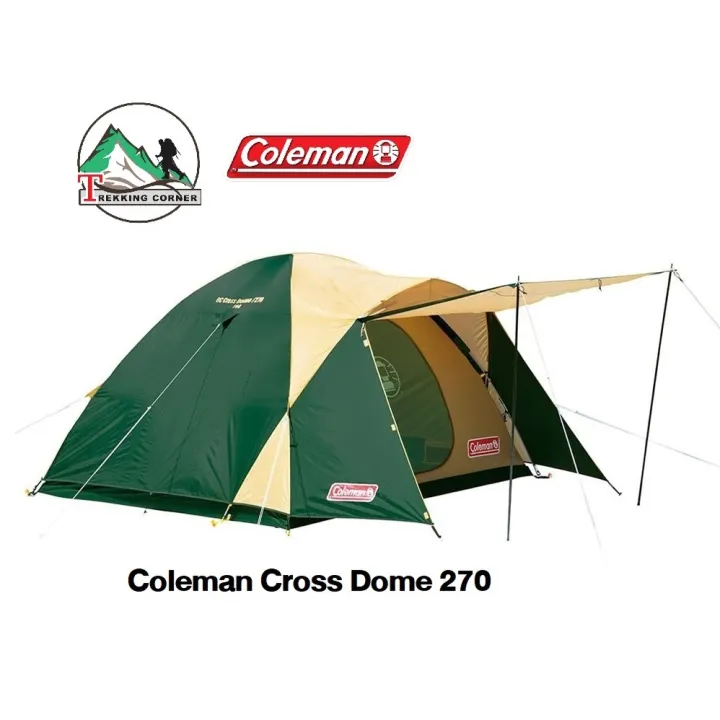 เต็นท์ Coleman Cross Dome 270 (ลอตฐานผลิตกัมพูชา) | Lazada.co.th