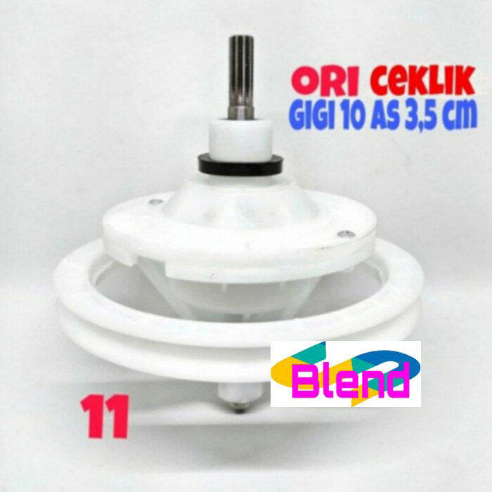 Gearbox Mesin Cuci No.11 Model Sharp ORI AS GIGI 10 3,5 cm/Ceklik ...