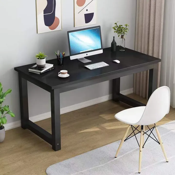 White 120x60cm Computer Table office desk Home student Furniture Wood ...