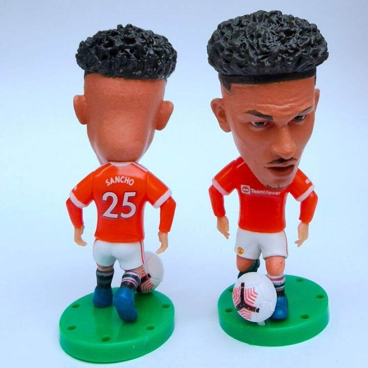 Player Soccer Mini Figures Sports Model Dolls Football Decoration Home ...