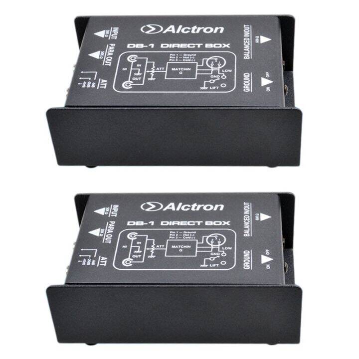 Alctron 2X DB-1 Single Passive Impedance Converter DIBOX Front Stage ...
