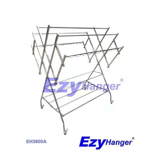 Model:EH3900A-EzyHanger Stainless Steel Free Standing Clothes Hanger ...