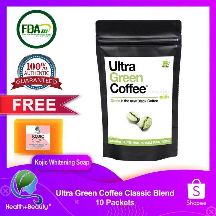 Ultra Green Coffee UGC CLASSIC Blend with Stevia Slimming Coffee 10 ...