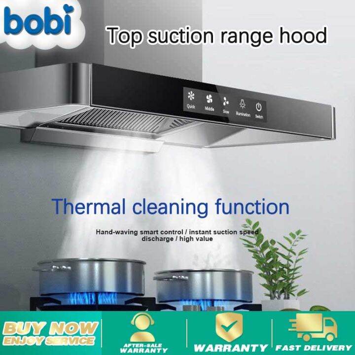 Forest Top suction range hood 700MM/900MM household kitchen range hood automatic cleaning ...