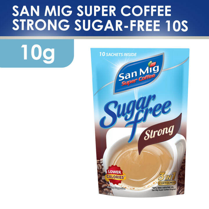 San Mig Super Coffee Strong Sugar-Free 10s (10g) | Lazada PH