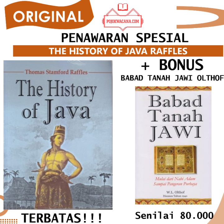 Original - Buku Sejarah Jawa - The History of Java - Thomas Stamford ...