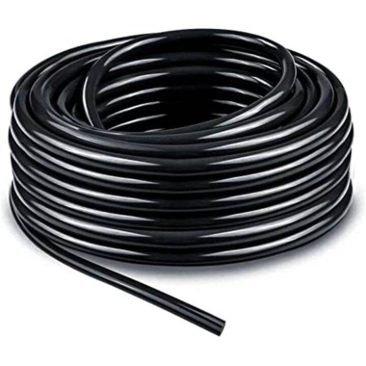 50m 4/7mm Micro Drip Irrigation Gardens Watering Hose PVC Pipe Tubing ...
