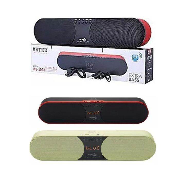 Speaker EXTRA BASS Wster WS-1023 Bluetooth Original | Lazada Indonesia