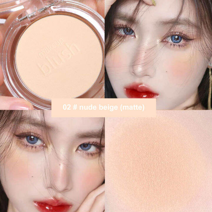 10 Colors Blush Makeup Palette Peach Pink Purple Red Rouge Eyeshadow ...