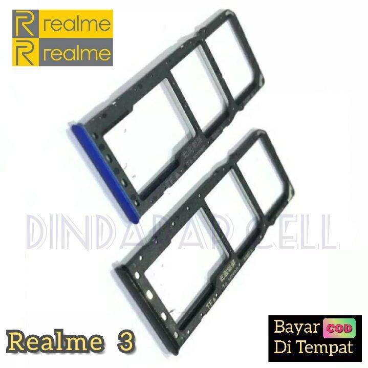 Slot Simcard Realme 3 / Simtray Dudukan Tempat Kartu Sim Memory Card ...