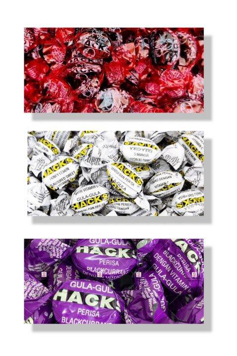 Gula-gula Hacks Candy (308g~1.5kg) - Regular / Honey Lemon ...