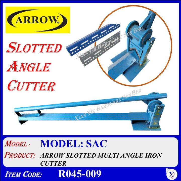 R045-009 MODEL: SAC ARROW SLOTTED MULTI ANGLE IRON CUTTER HEAVY DUTY ANGLE CUTTER / Universal ...