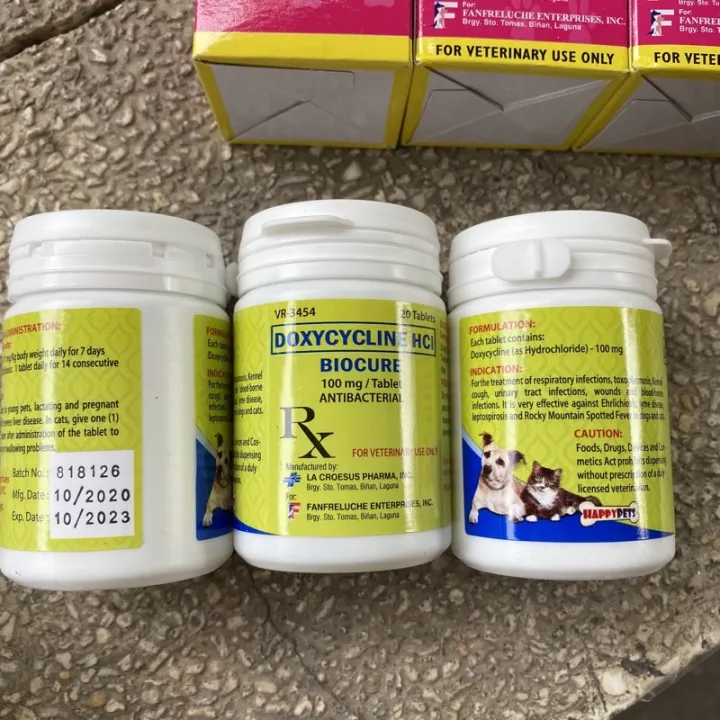 Biocure, Doxycyline HCl per 20 tablet bottle | Lazada PH