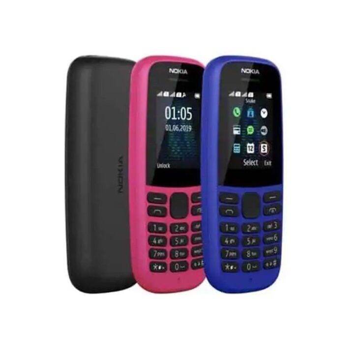 【COD】 ORIGINAL 100 Nokia 105 1.8 inches Keypad Phone Basic DUAL SIM ...