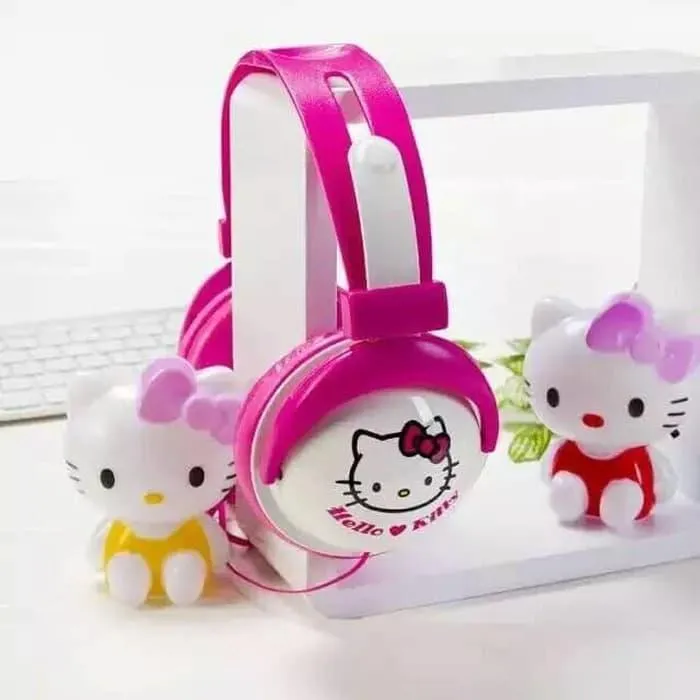 (Hello Kitty) Headset Bando Karakter Hello Kitty Headphone | Lazada ...
