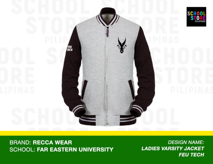 FEU Tech Ladies Varsity Jacket - (Far Eastern University) | Lazada PH