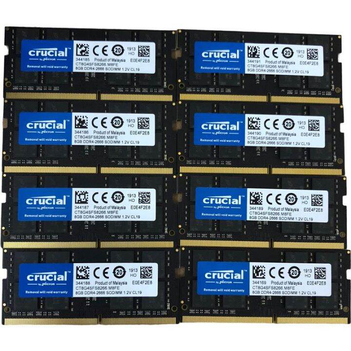 【Intel Platform】Crucial Memoria Ram DDR4 8GB 2666mhz Sodimm Notebook ...
