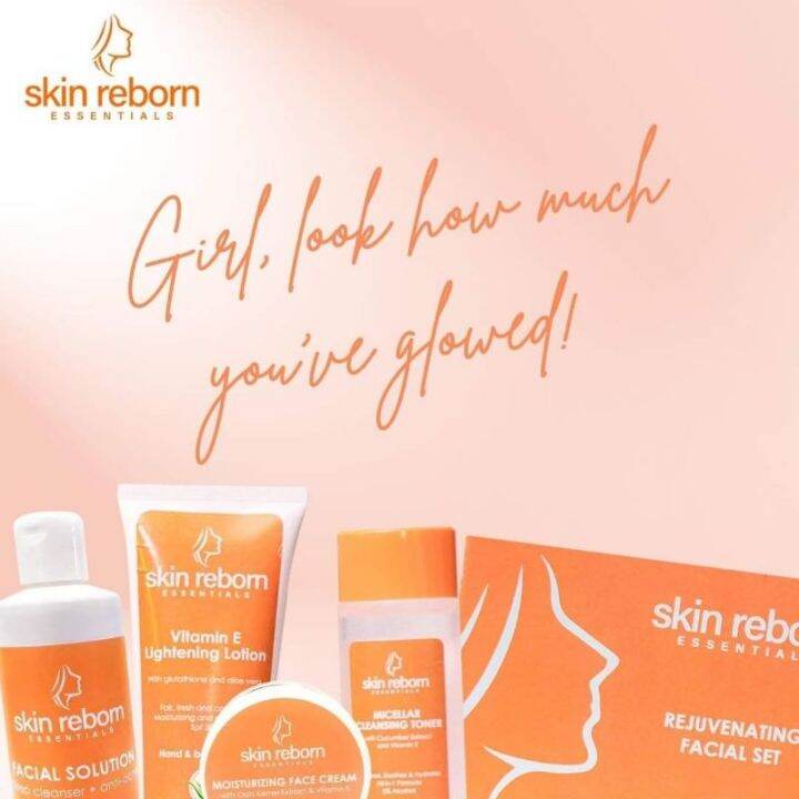 SKIN REBORN REJUV CREAM LOTION SUNBLOCK MICELLAR MOISTURIZER FACIAL ...