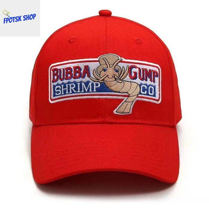 FPOTSK Snapback Cap Forrest Gump Hat Embroidered Adjustable Bubba Gump ...