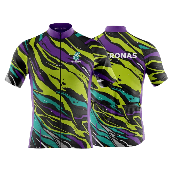 PETRONAS Phoenix Cycling Jersey Black/Purple | Lazada