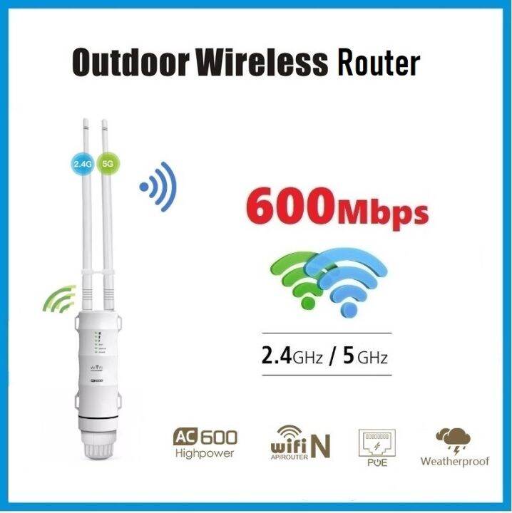 Access Point wifi Router 600Mbps Dual Band 2.4G+5G AC600 High Power ...