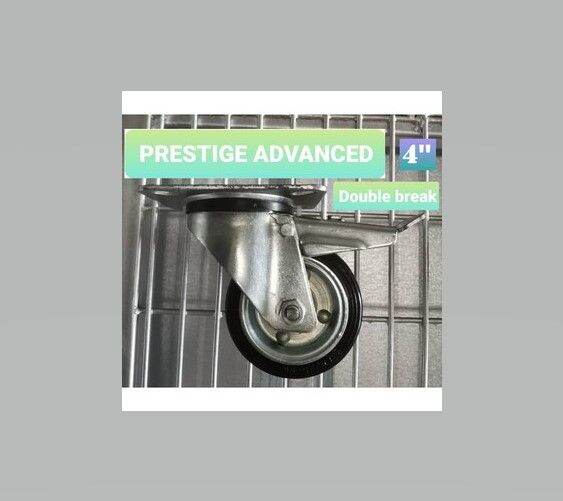 HEAVY DUTY 3,4 INCH HIGH QUALITY (WIDE) BLACK RUBBER CASTOR WHEEL ...