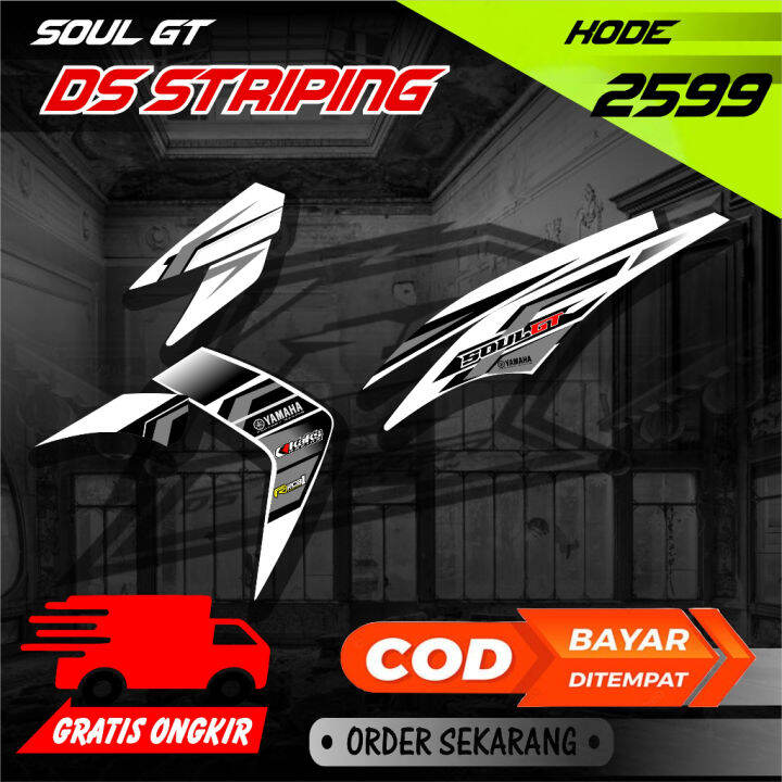 2599 Stiker Striping list SOUL GT SImpel Desain Simpel Grafik | Lazada Indonesia