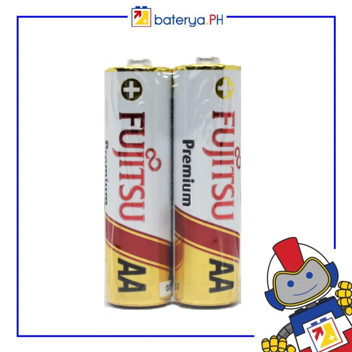 ♔Premium Alkaline AA LR6 1.5v ( 2 pcs pack) Fujitsu Battery♧ | Lazada PH