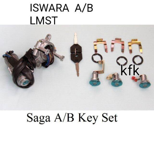 SAGA ISWARA AEROBACK IGNITION STARTER KEY SET ASSY | Lazada