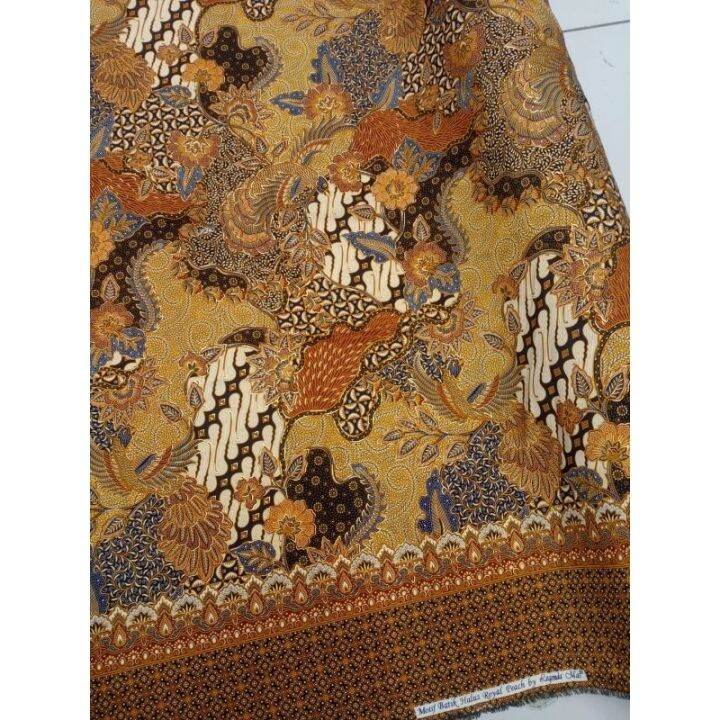 Bahan Motif Batik Halus Royal Peach by Legenda Mas. Kain Batik Silk ...