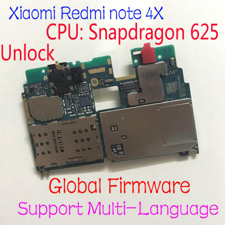 Global Firmware Original Unlock For redmi note 4X note 4 Snapdragon 625 MainBoard MotherBoard ...