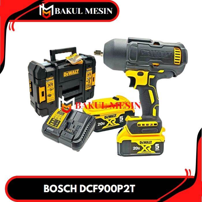 DEWALT DCF900P2T Mesin Pembuka Baut Impact Wrench Brushless DCF900 ...