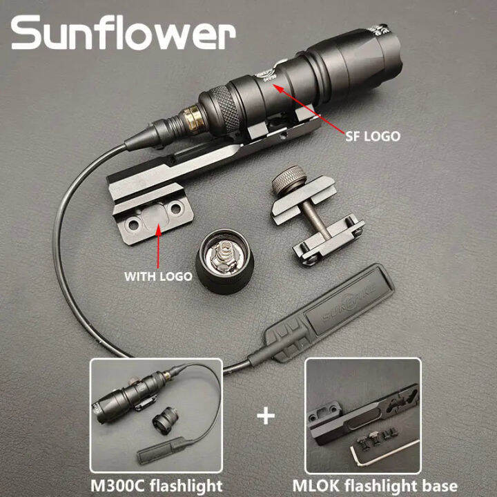 Tactical M300 m300c flashlight surefir m300b M600 m600c mini weapon ...