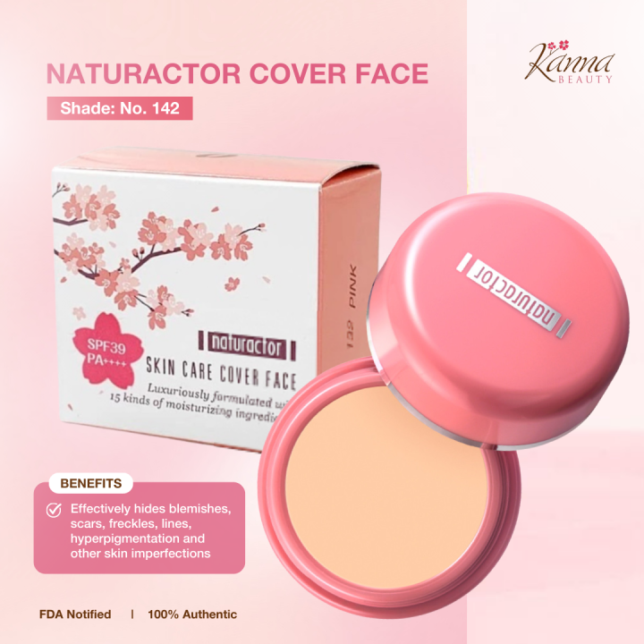 Naturactor Skincare Coverface SPF 39 shade no. 142 ( NATURAL ) | Make ...