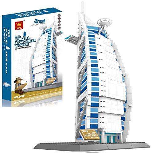 The BURJ AL ARAB hotel of Dubai BUILDING BLOCKS World's great ...